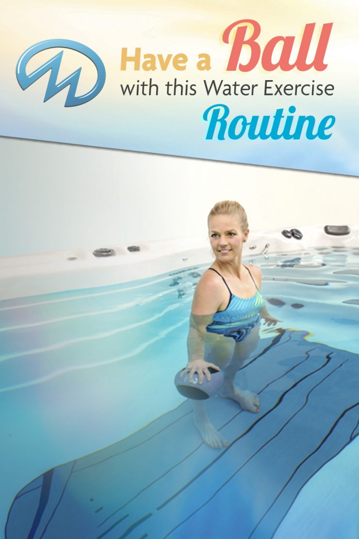 master spas swim spa water exercise ball routine