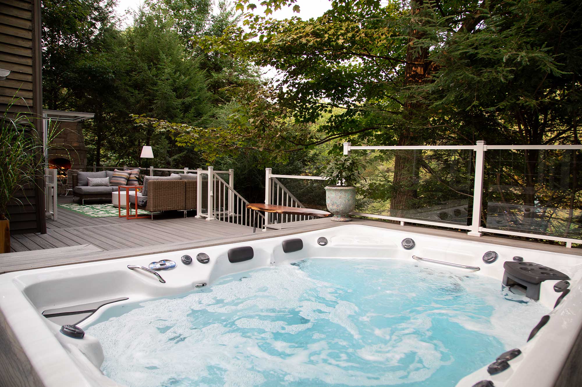 Lifestyle expert Evette Rios installs swim spa in deck | Backyard Planning
