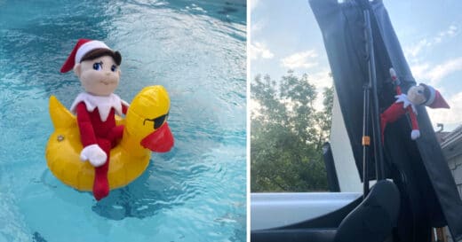 14 Elf on the Shelf ideas to make a splash this season | Hot Tubs