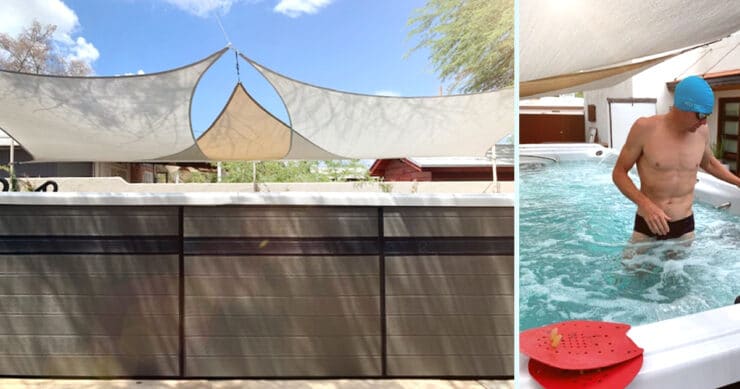 Shade sails for your spa installation | Backyard Planning