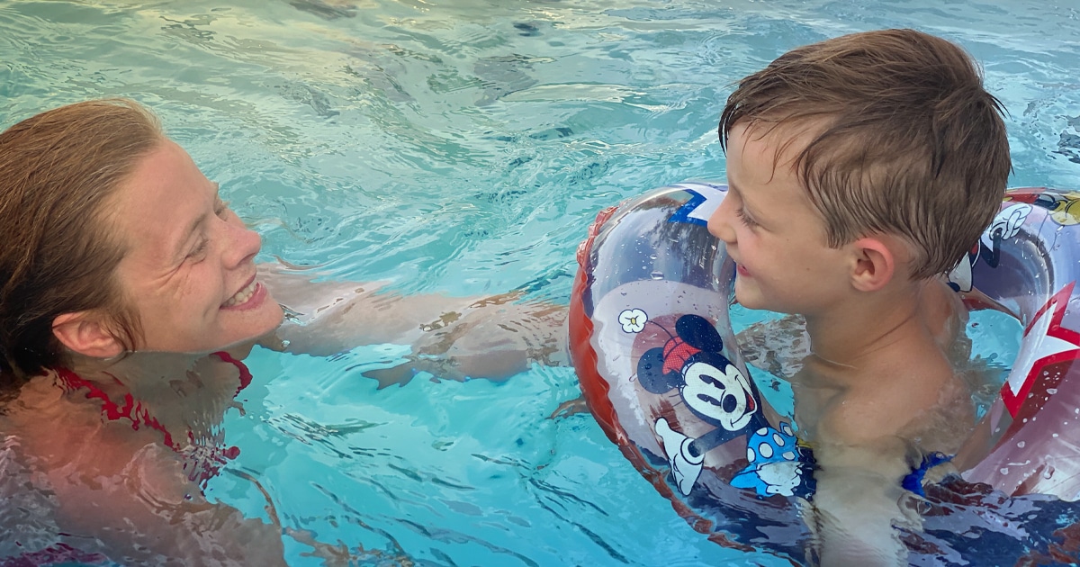 How a swim spa helped my son overcome fear of water