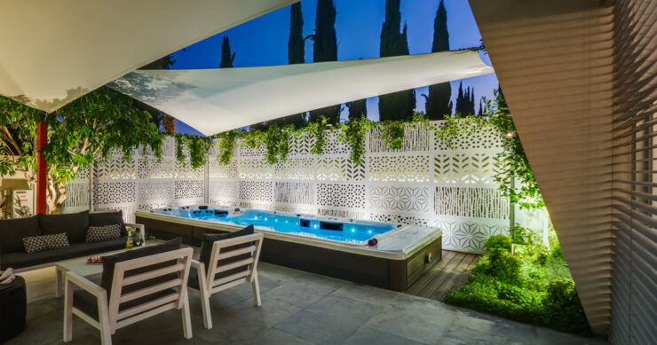Shade sails for your spa installation | Backyard Planning