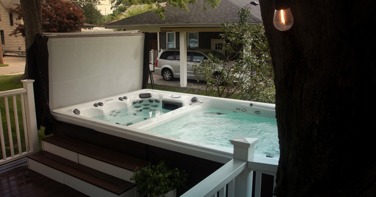 Small backyard, big fun: Swim spa transformation