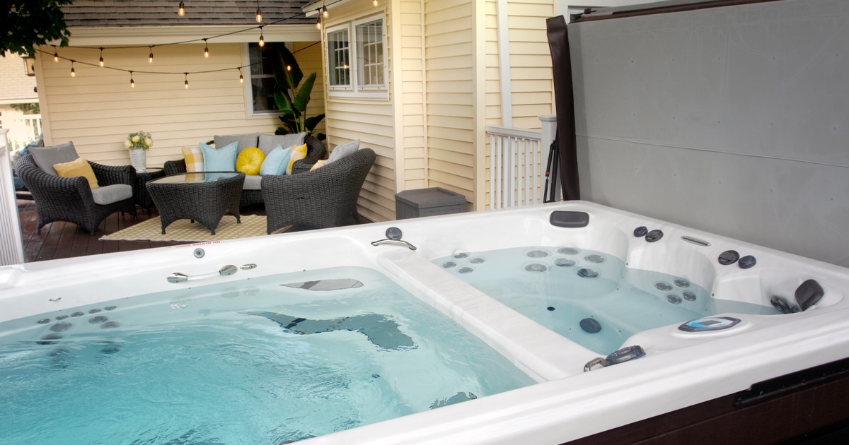 Small backyard, big fun: Swim spa transformation