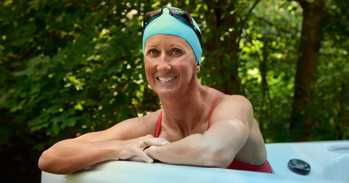 Swimming tips with pro triathlete Meredith Kessler | Swim Spas