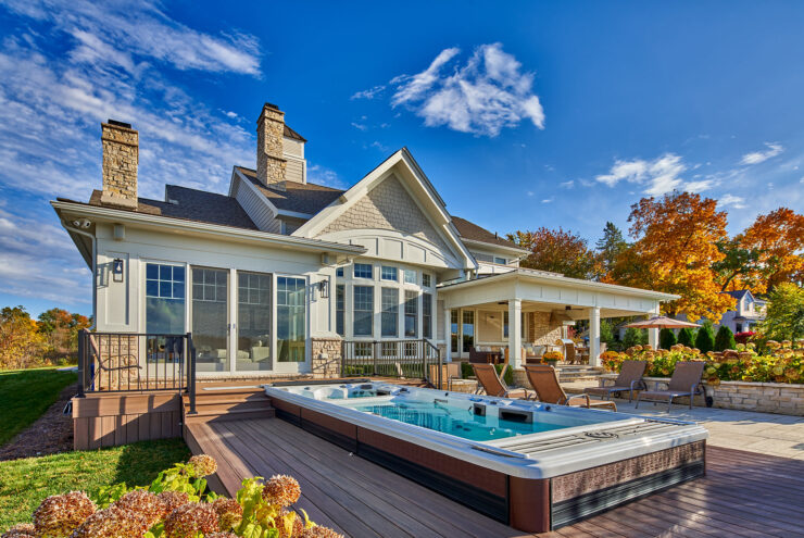 How to landscape around your swim spa