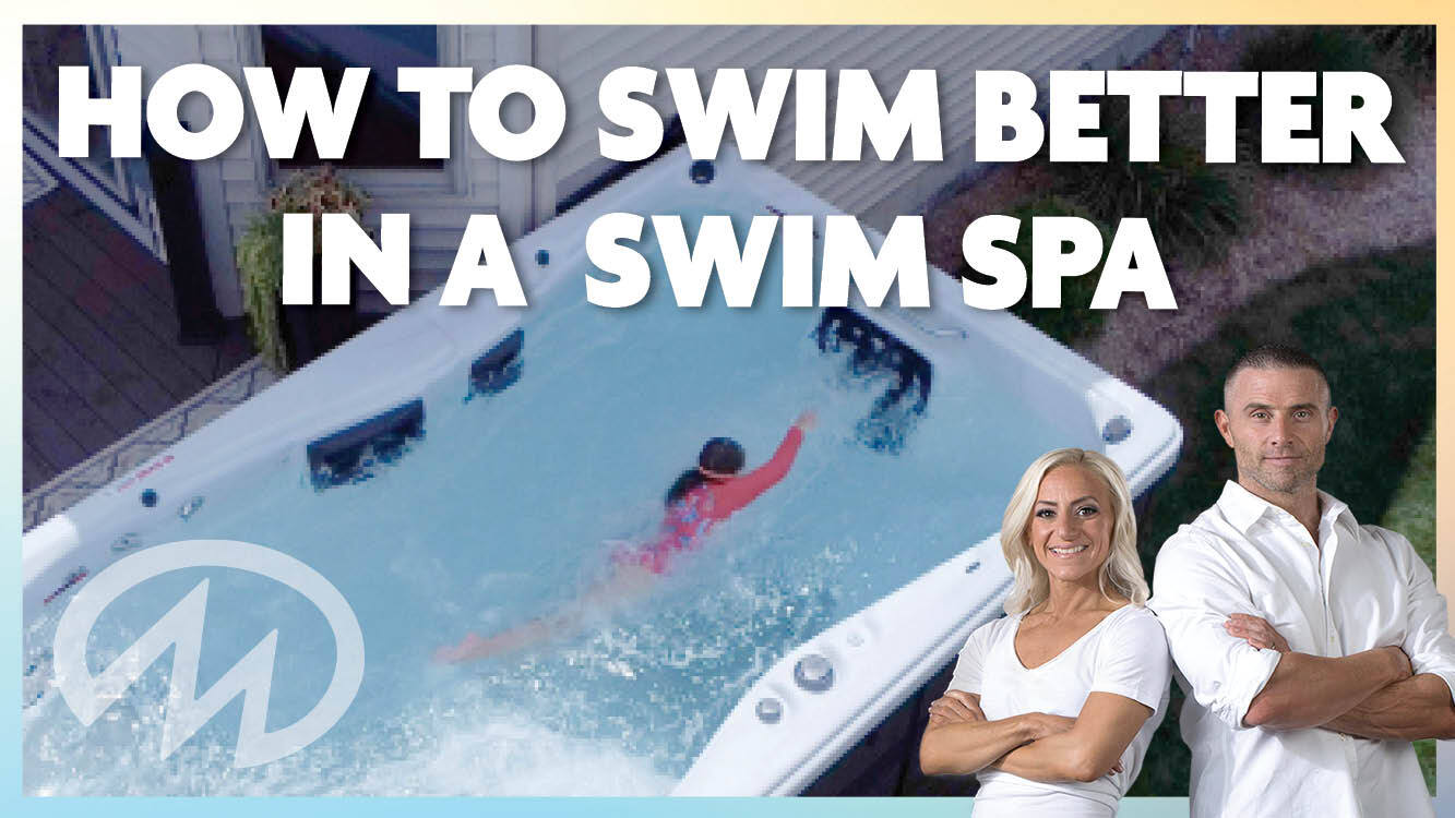 Learn how to swim in a swim spa